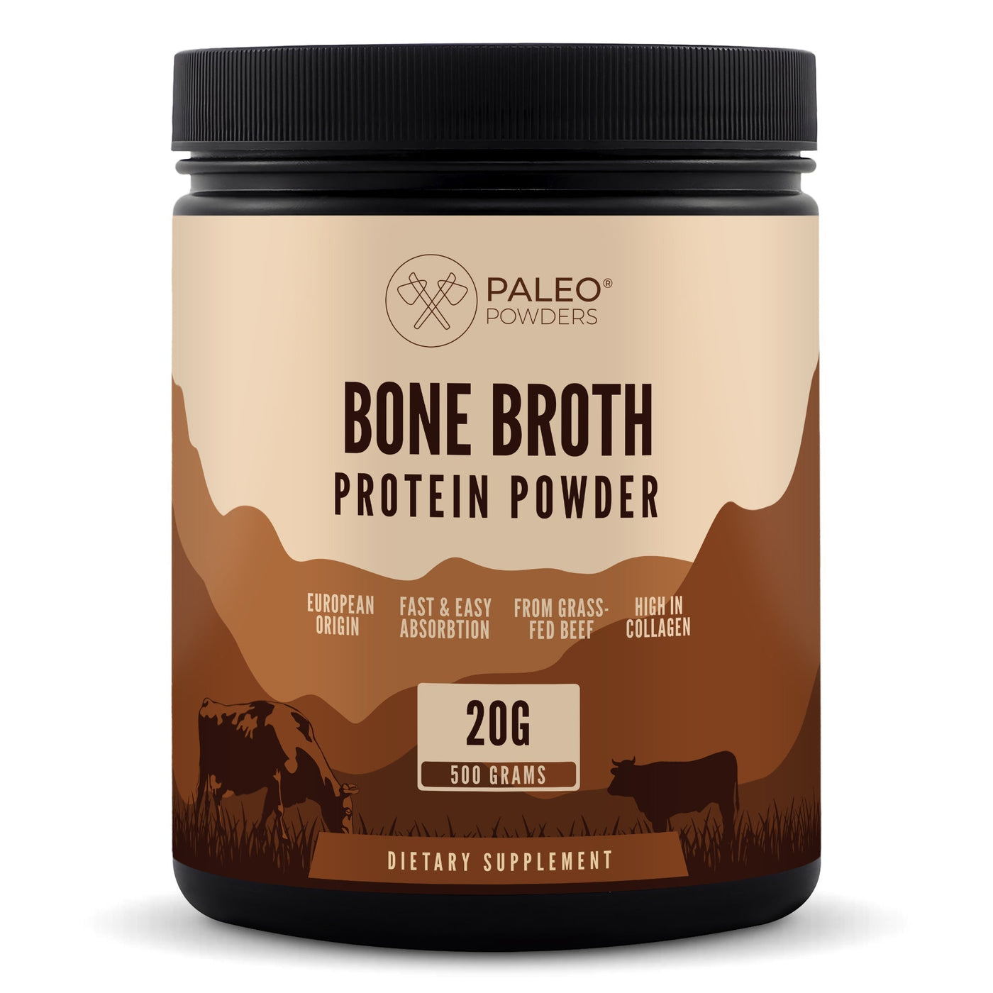 Bone Broth - Grass-Fed Beef - Paleo Powders