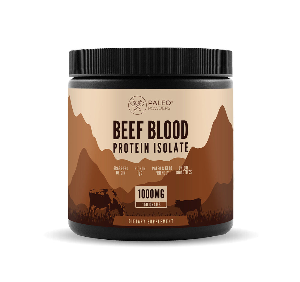 Beef Blood Protein Isolate - Grass-Fed - Paleo Powders
