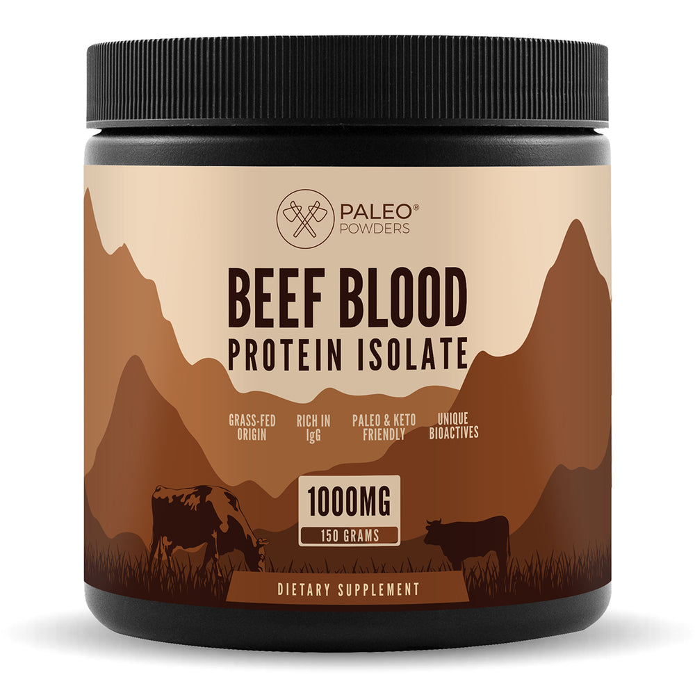 Beef Blood Protein Isolate - Grass-Fed - 150 grams - Paleo Powders