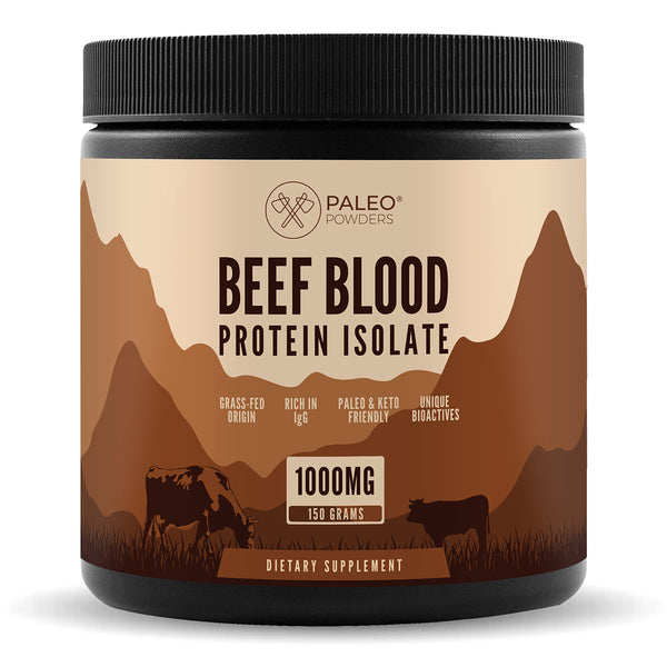 Beef Blood Protein Isolate - Grass-Fed - 150 grams - Paleo Powders