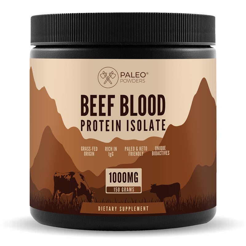 Beef Blood Protein Isolate - Grass-Fed - 150 grams - Paleo Powders